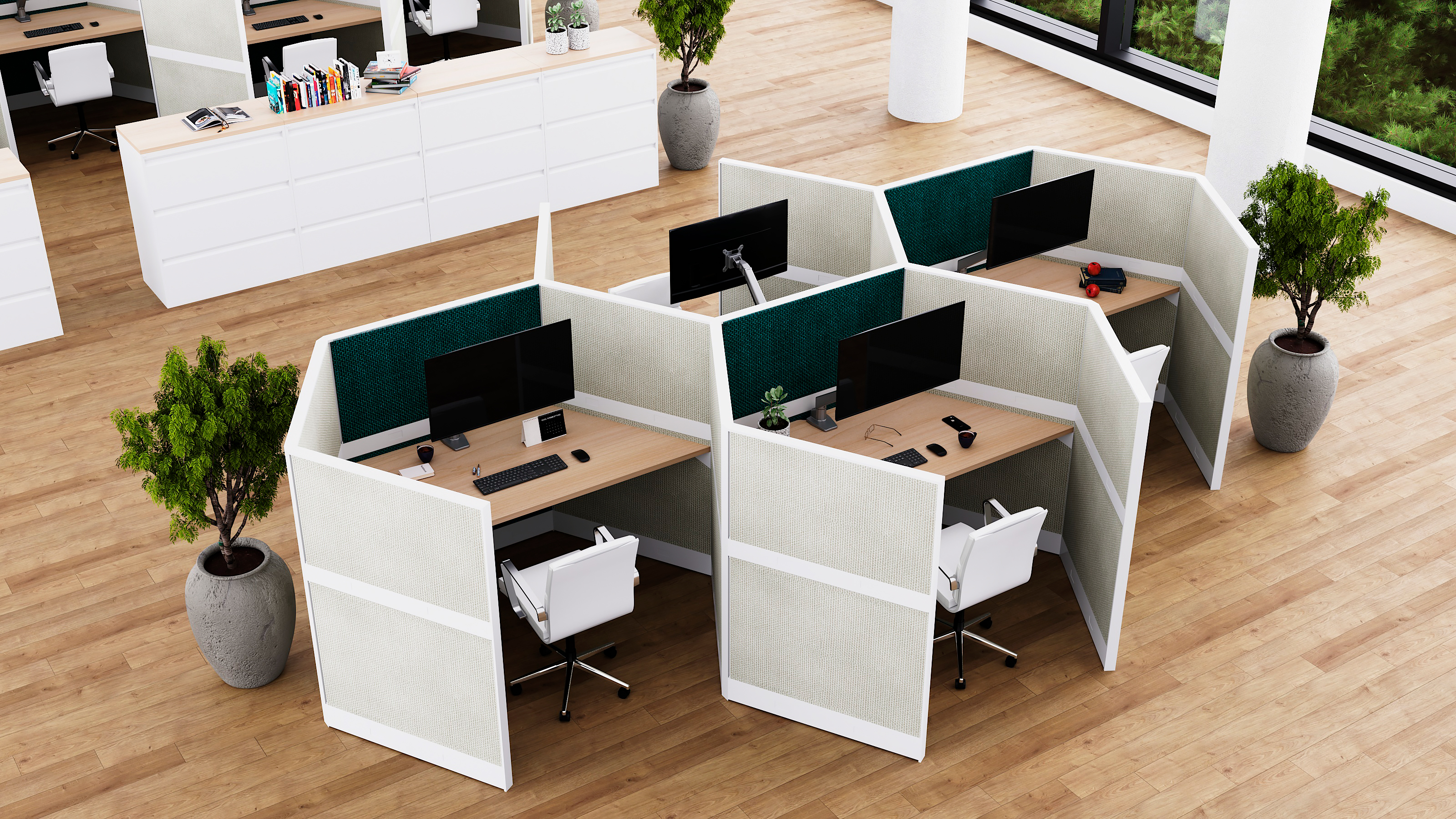 Cubículos de Oficina: Diseño, Ventajas y Futuro 2025 - Blog Gebesa